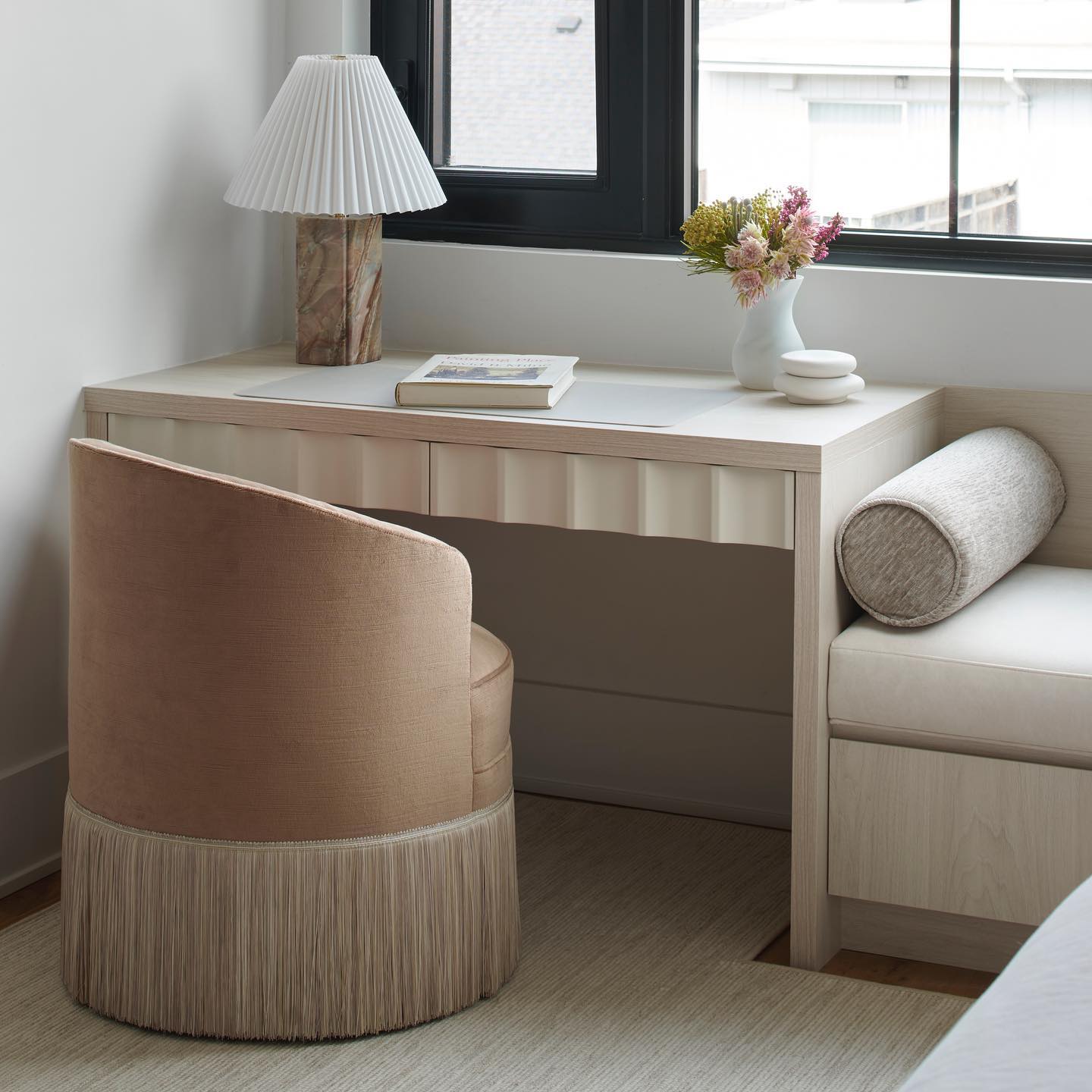 Cb2 bianca desk store