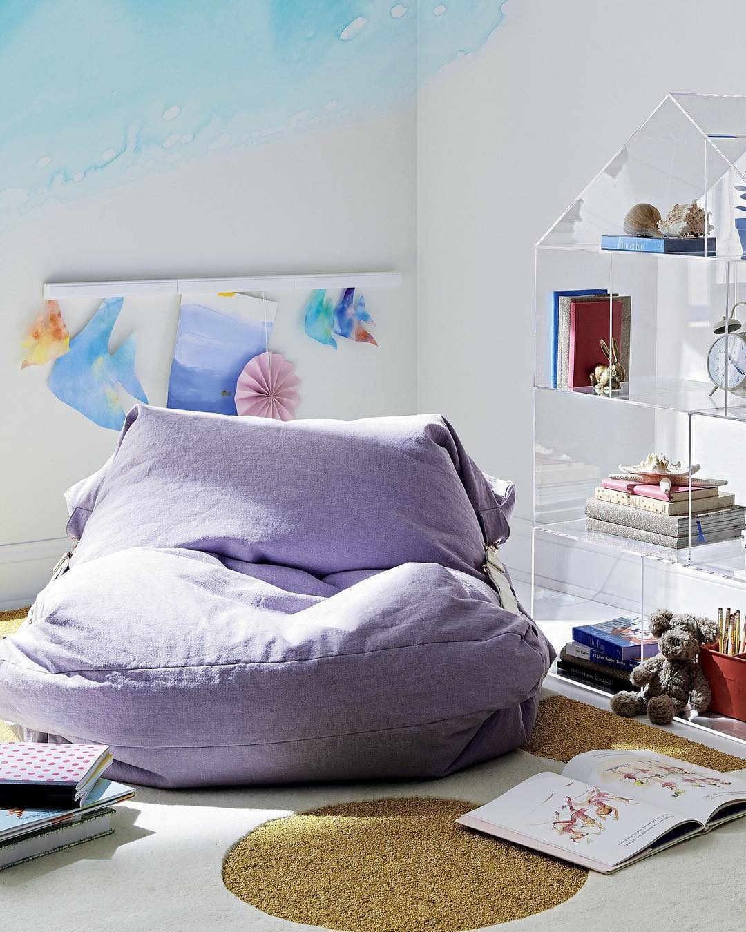 Acrylic House Kids Bookcase + Reviews | Crate & Kids