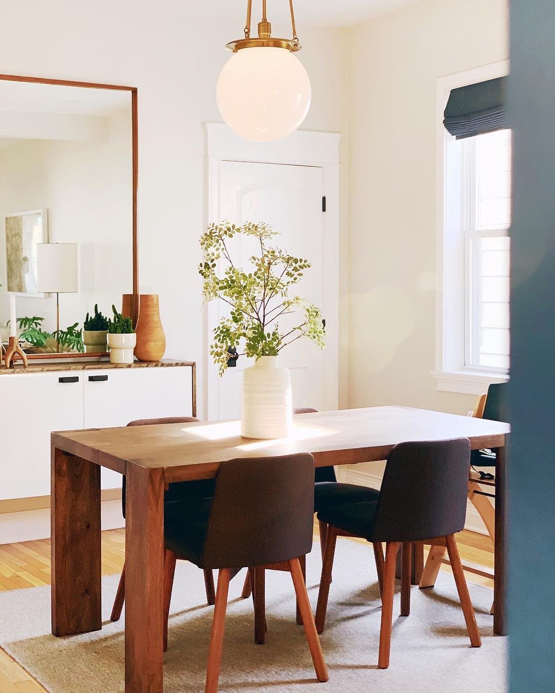 Blox 63" Rectangular Brown Wood Dining Table + Reviews | CB2 Canada