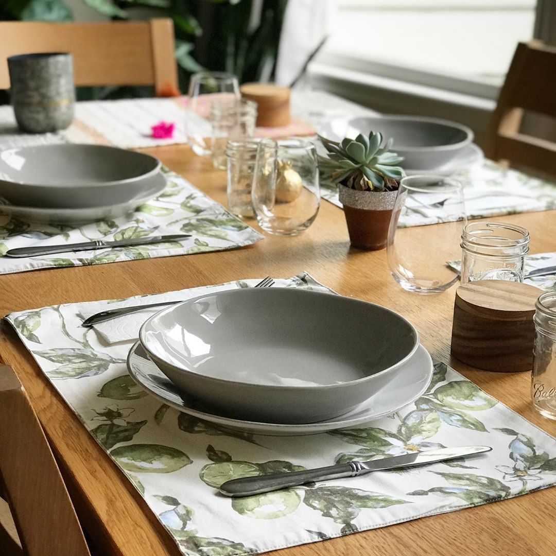 Marin Grey Salad Plate | Crate & Barrel