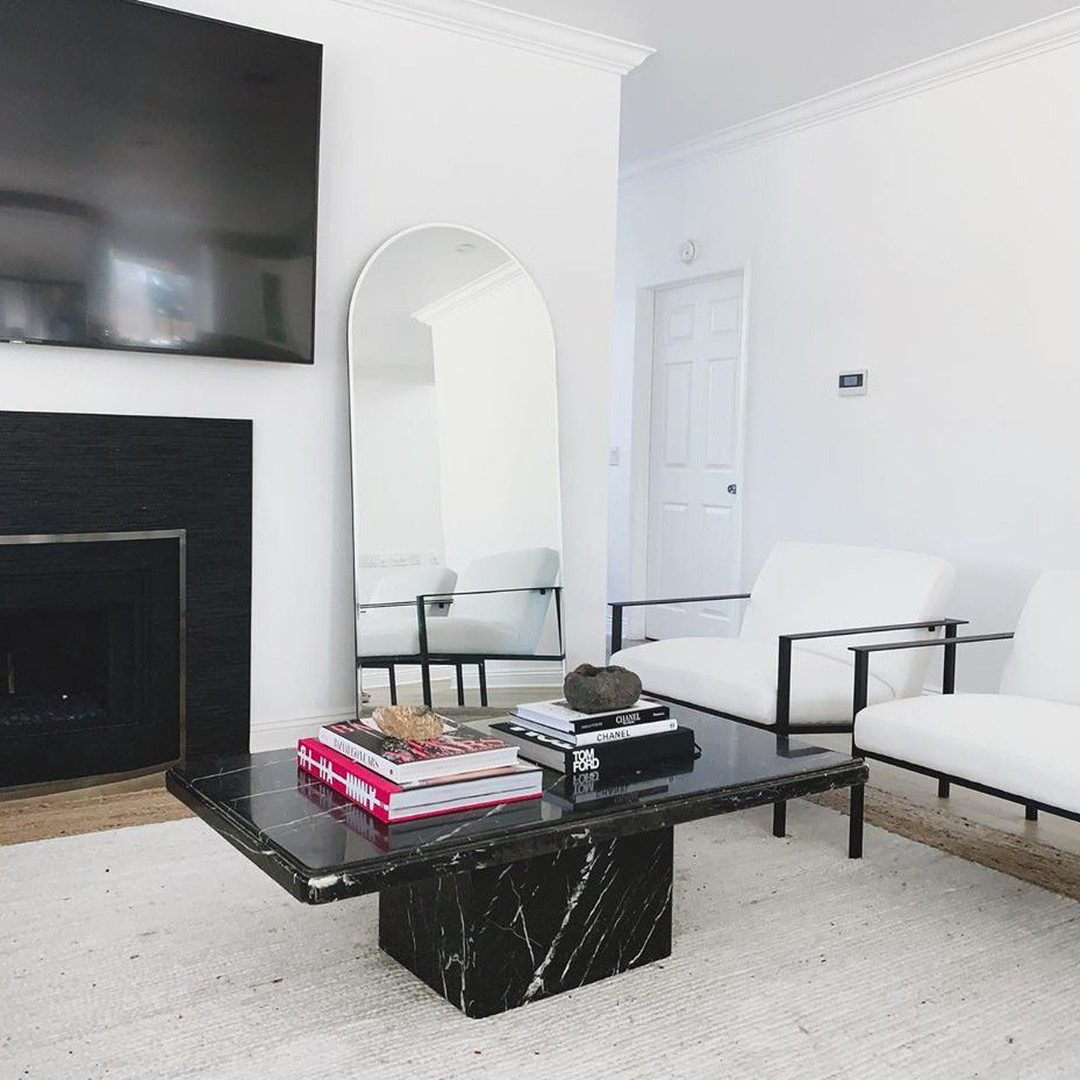 Cue White Chair with Black Legs + Reviews | CB2