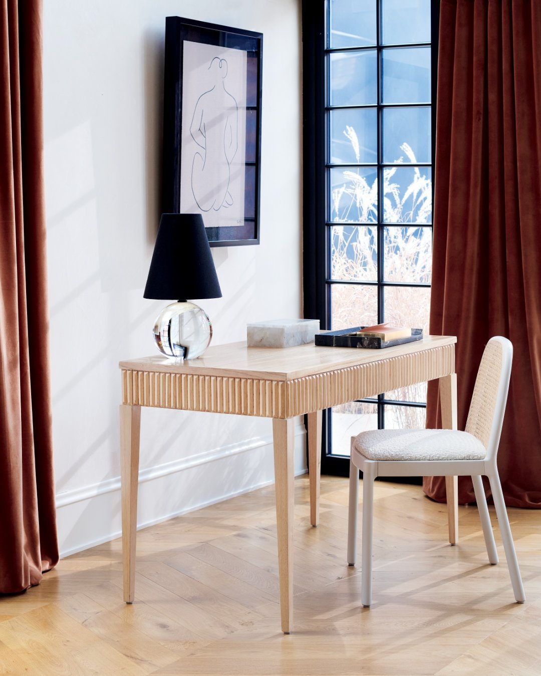 Cape Wood Desk + Reviews | CB2