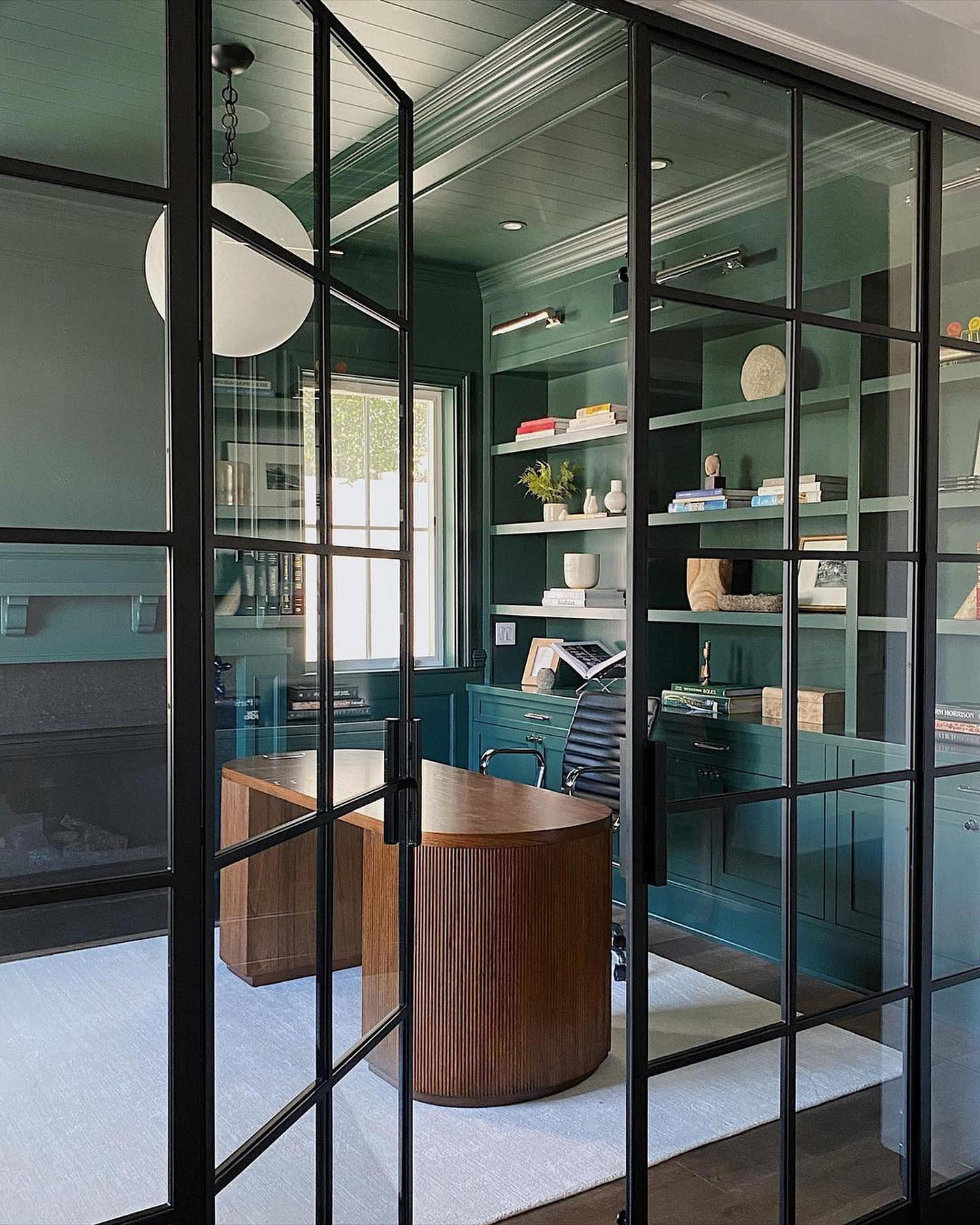 Reid Oval Desk | CB2