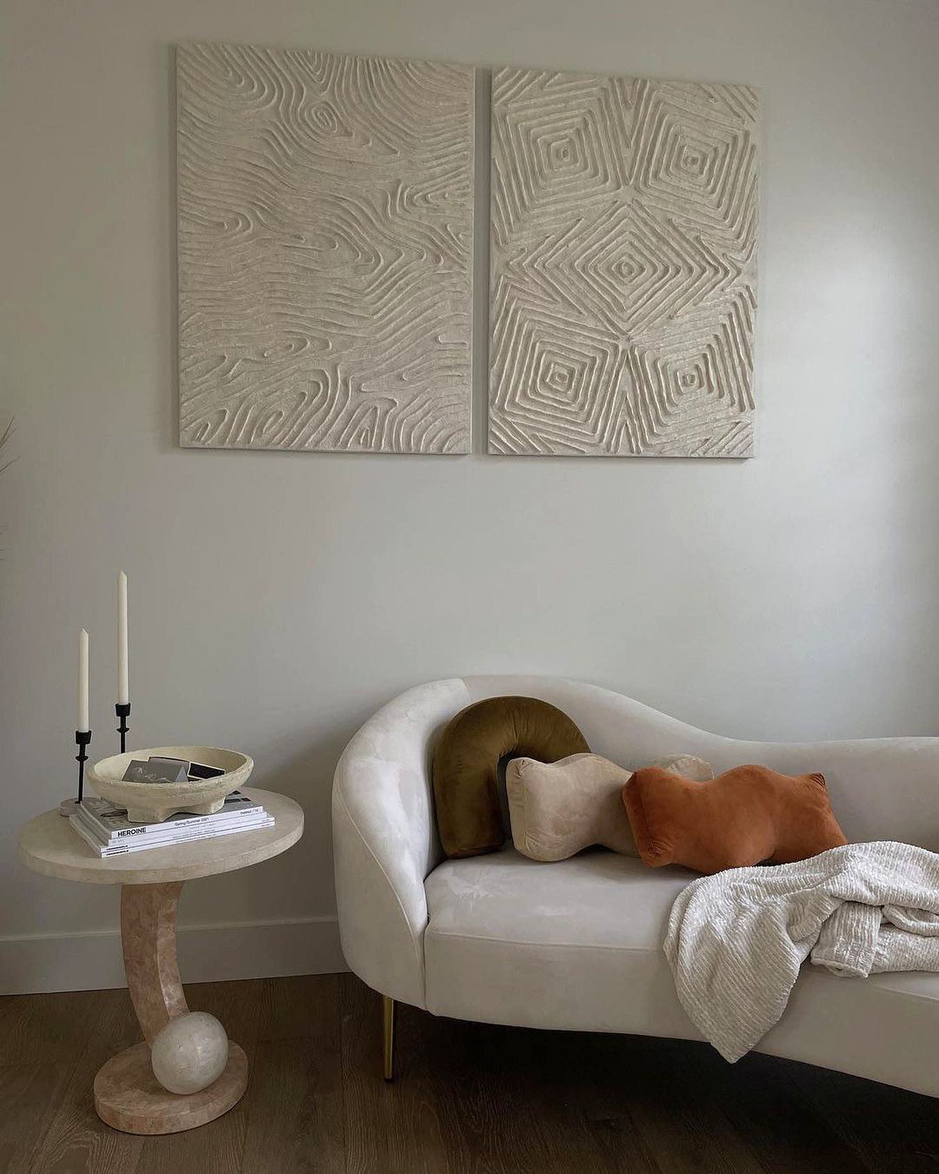 Curvo 95" White Performance Fabric Sofa by goop + Reviews | CB2