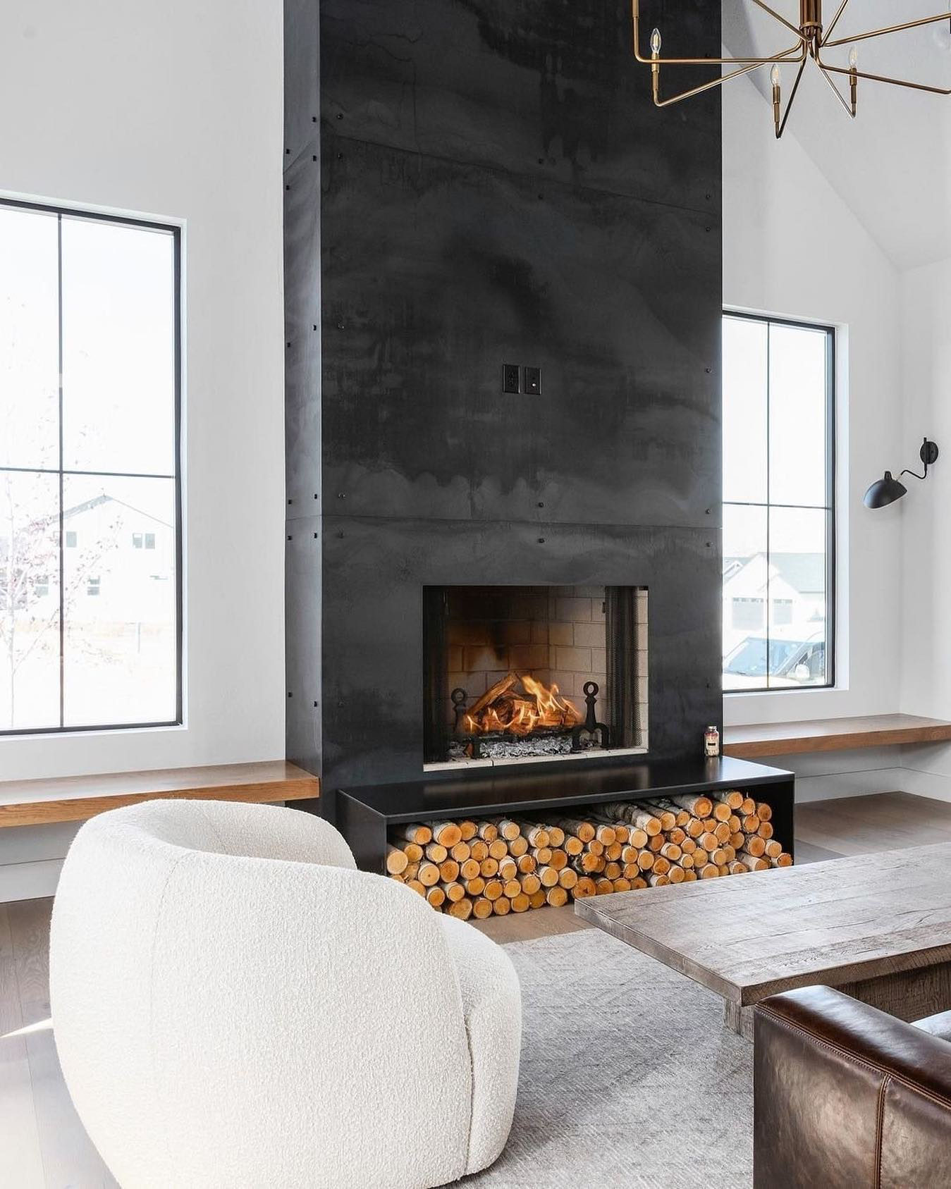 Gwyneth Ivory Boucle Swivel Chair by goop + Reviews | CB2