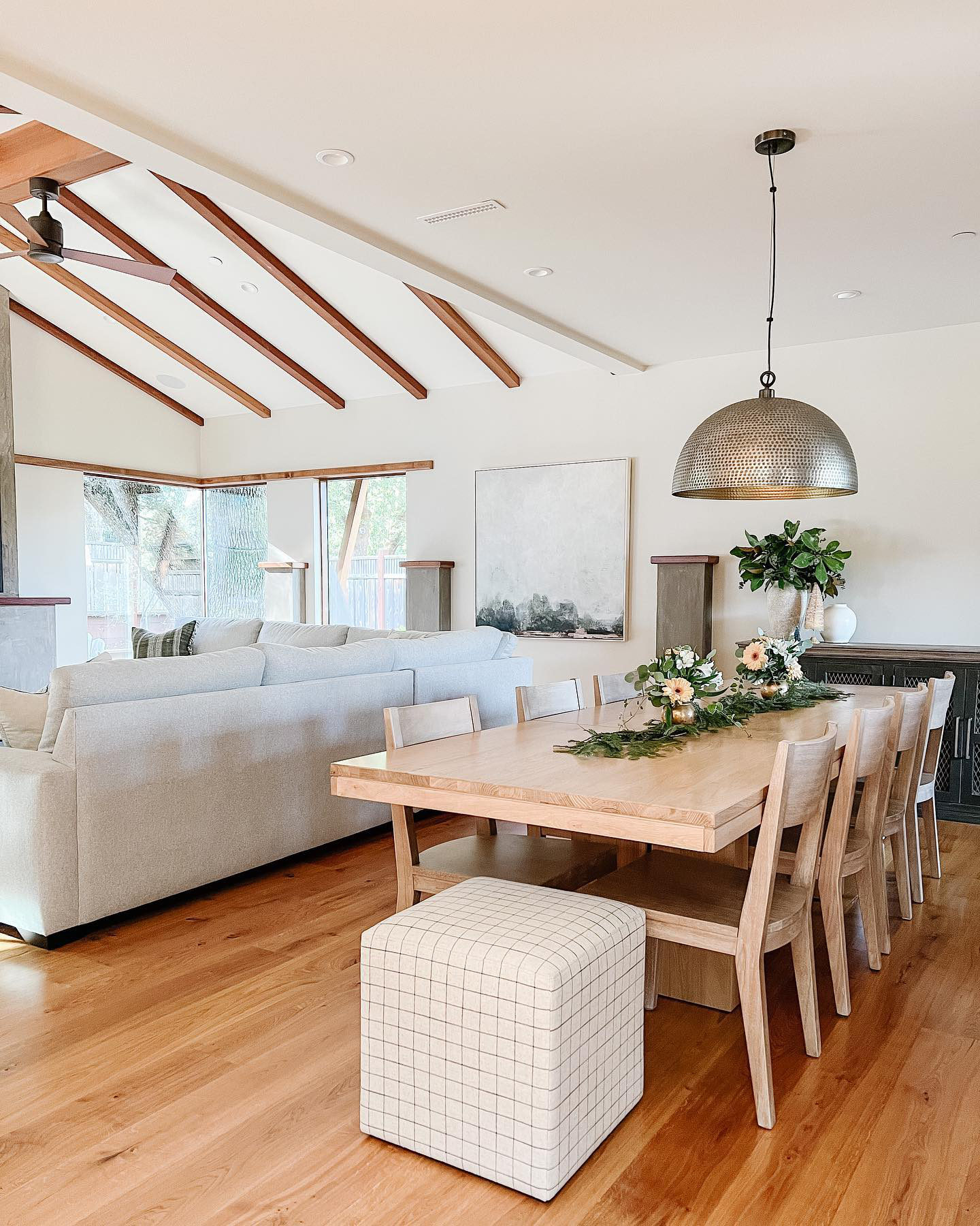 Rodan Hammered Metal Pendant Light + Reviews | Crate & Barrel