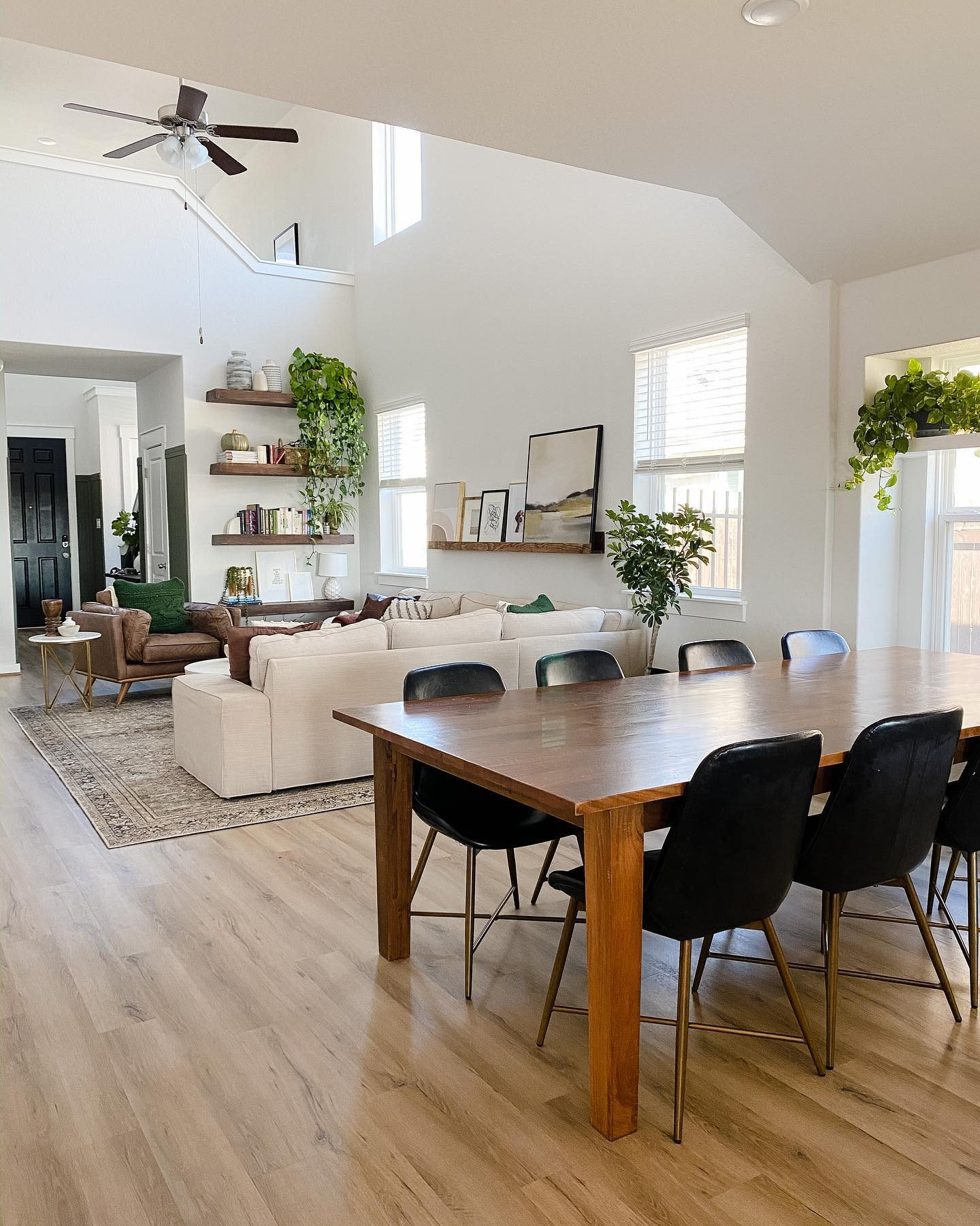 Basque 65" Honey Brown Solid Wood Dining Table + Reviews | Crate & Barrel