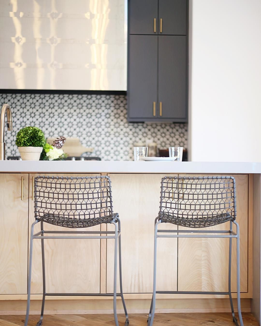 Tig Metal Counter Stool | Crate & Barrel Canada