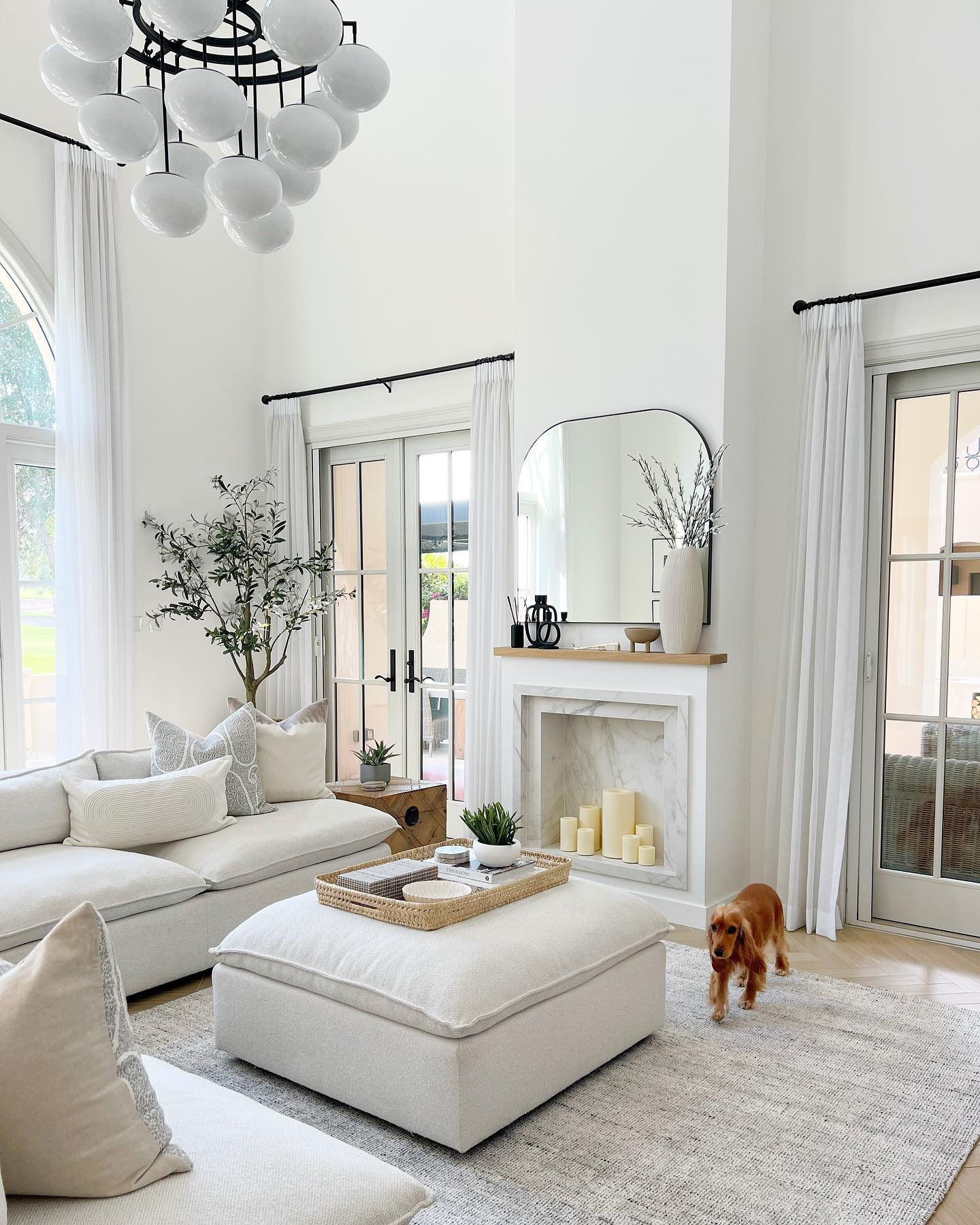 Lotus Deep Modular 3-Piece Sectional Sofa + Reviews | Crate & Barrel