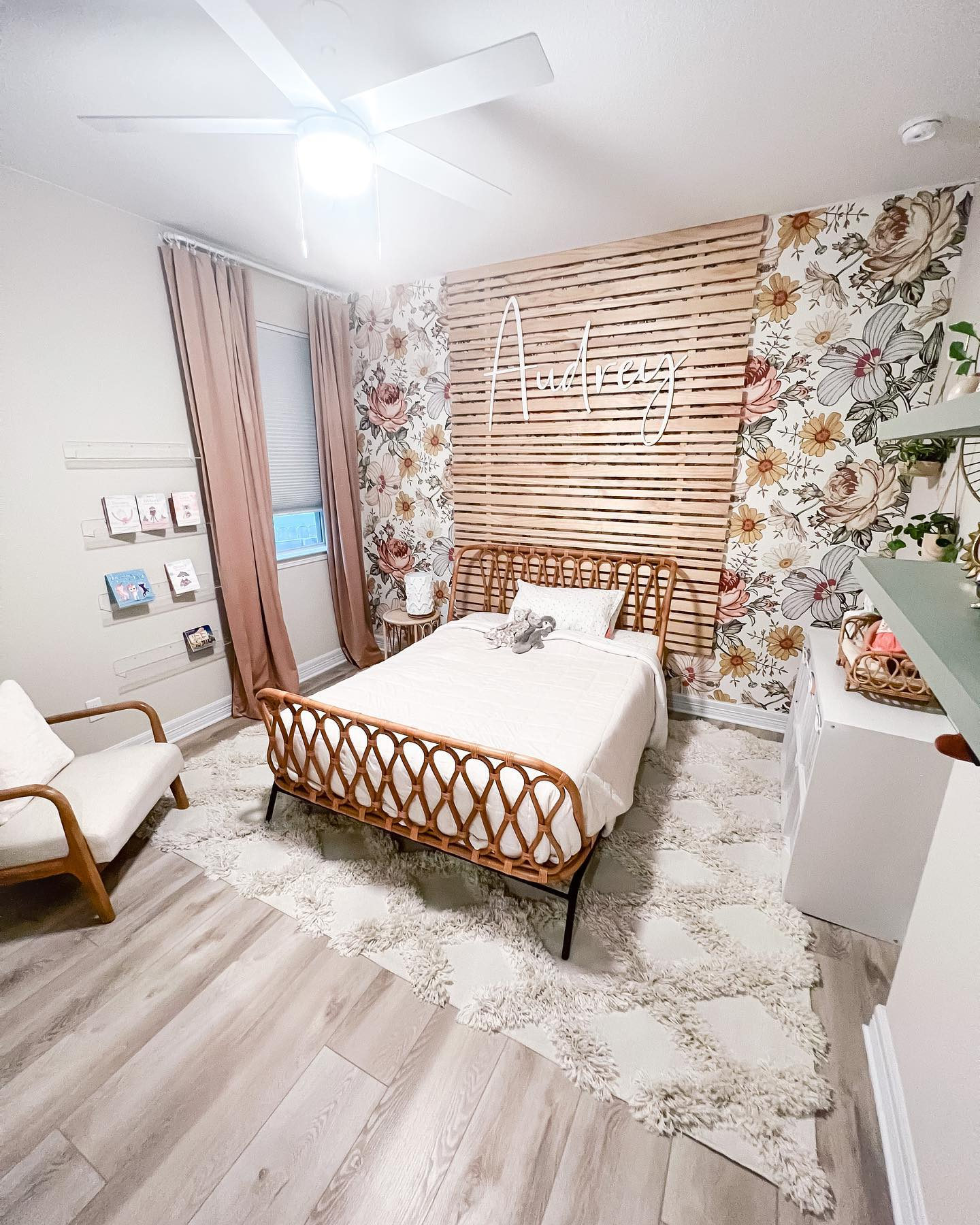 Rattan Kids Twin Bed Frame + Reviews | Crate & Kids