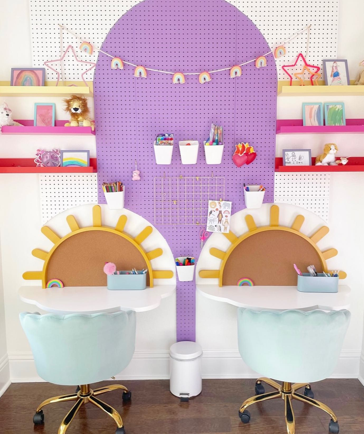 Sunshine Wood Wall-Mounted Kids Table + Reviews | Crate & Kids Canada