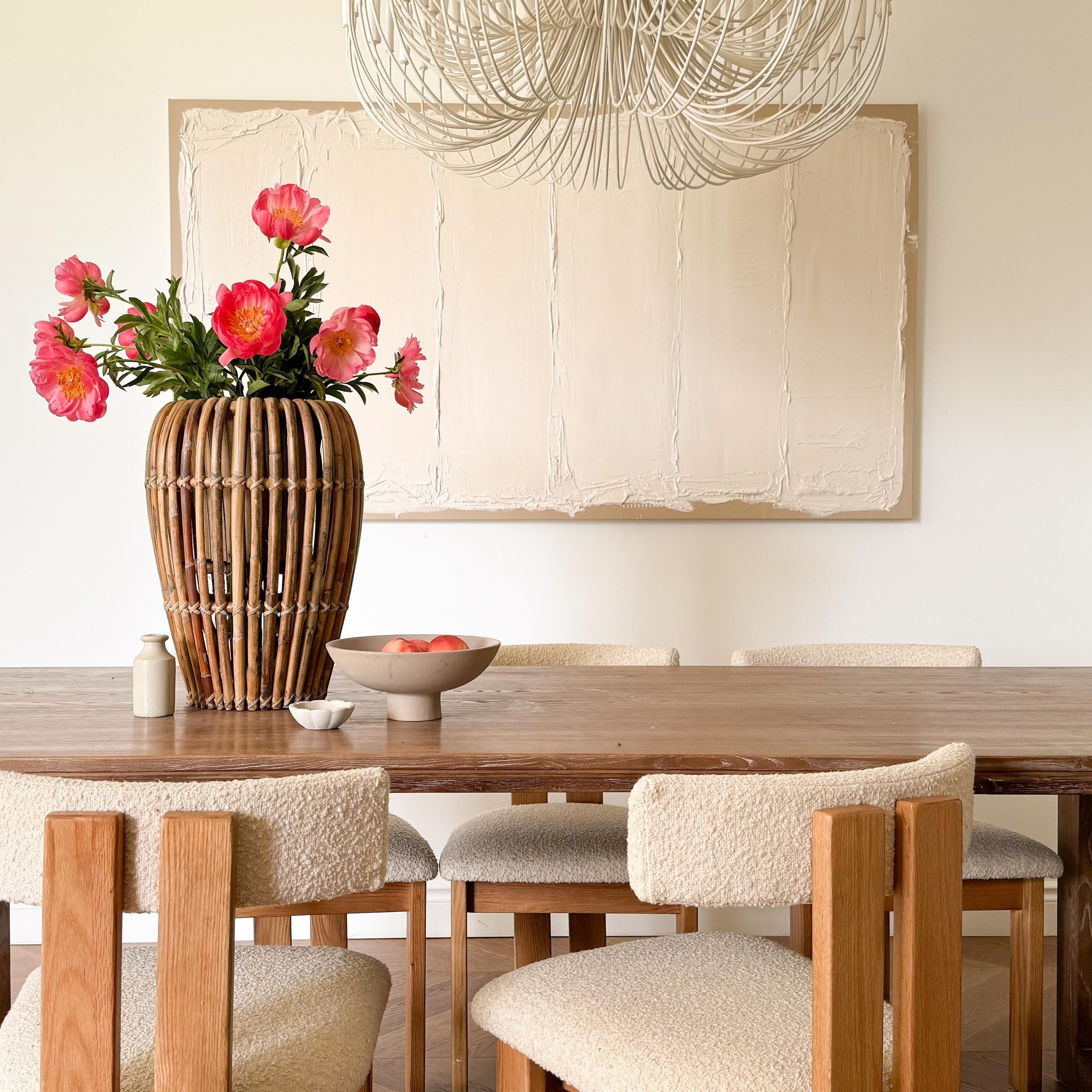 Ceremonie Natural Boucle Dining Chair by Athena Calderone + Reviews ...