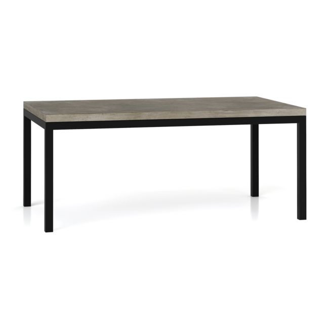 Crate and barrel parsons table store